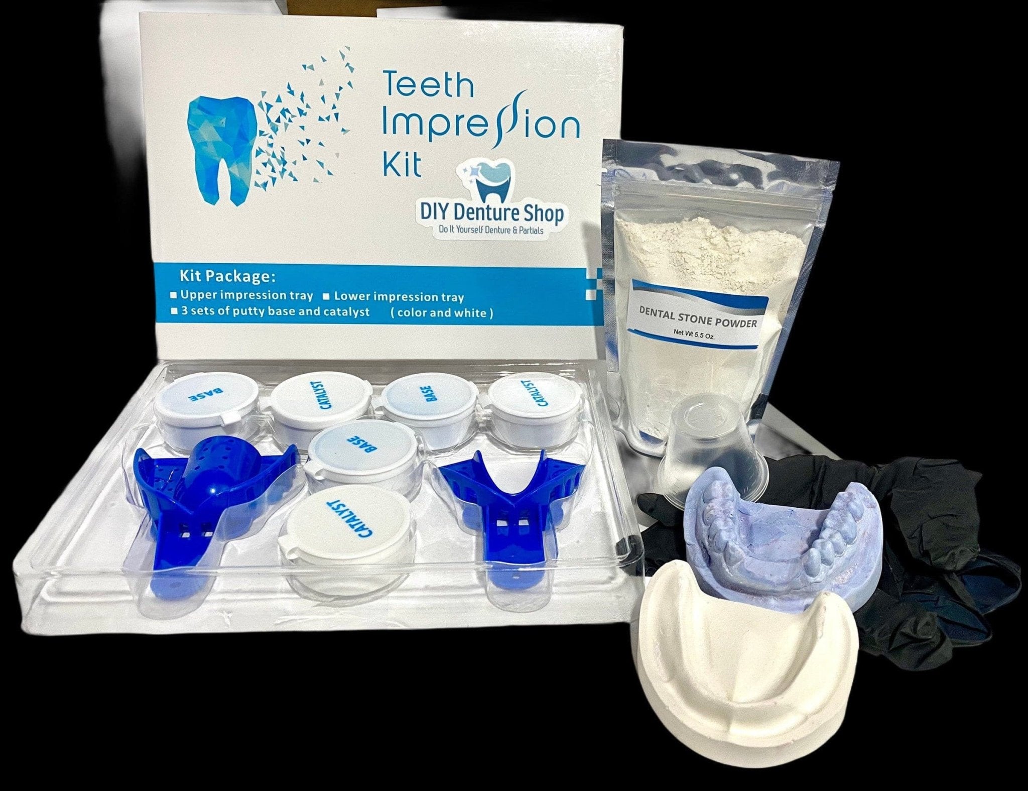 DIY Dental Casting Kit - Silicone Putty Teeth Impression – DIY Denture ...